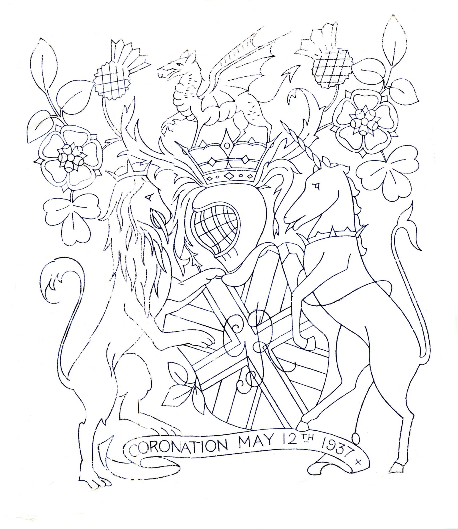 Celebrated in Stitch: The Coronation of George VI - Embroiderers' Guild