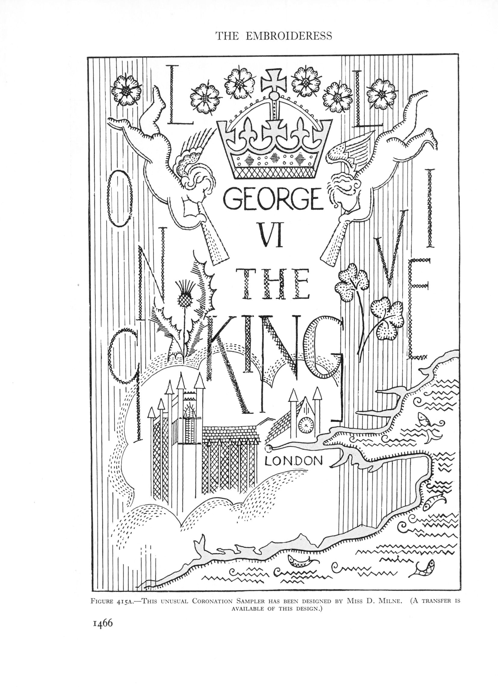 Celebrated in Stitch: The Coronation of George VI - Embroiderers' Guild